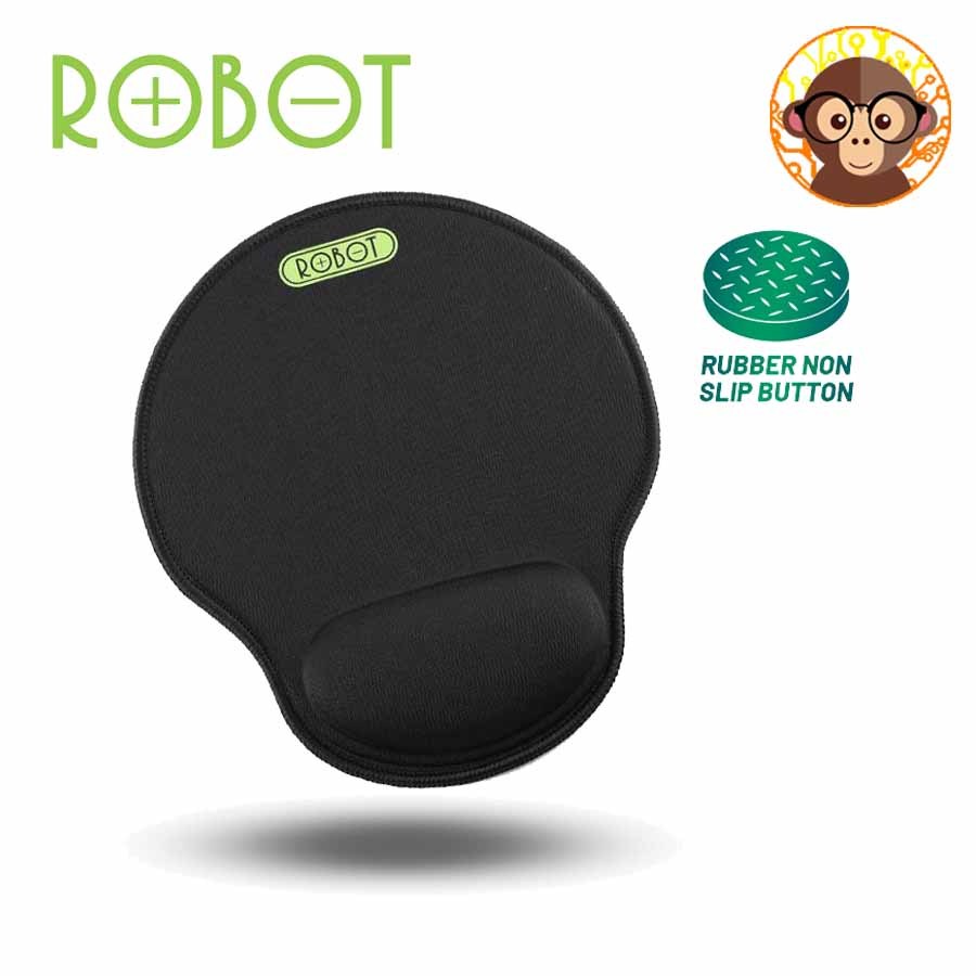 Jual Mousepad Robot RP02 Anti Slip Permukaan Lembut Ergonomic Wrist ...