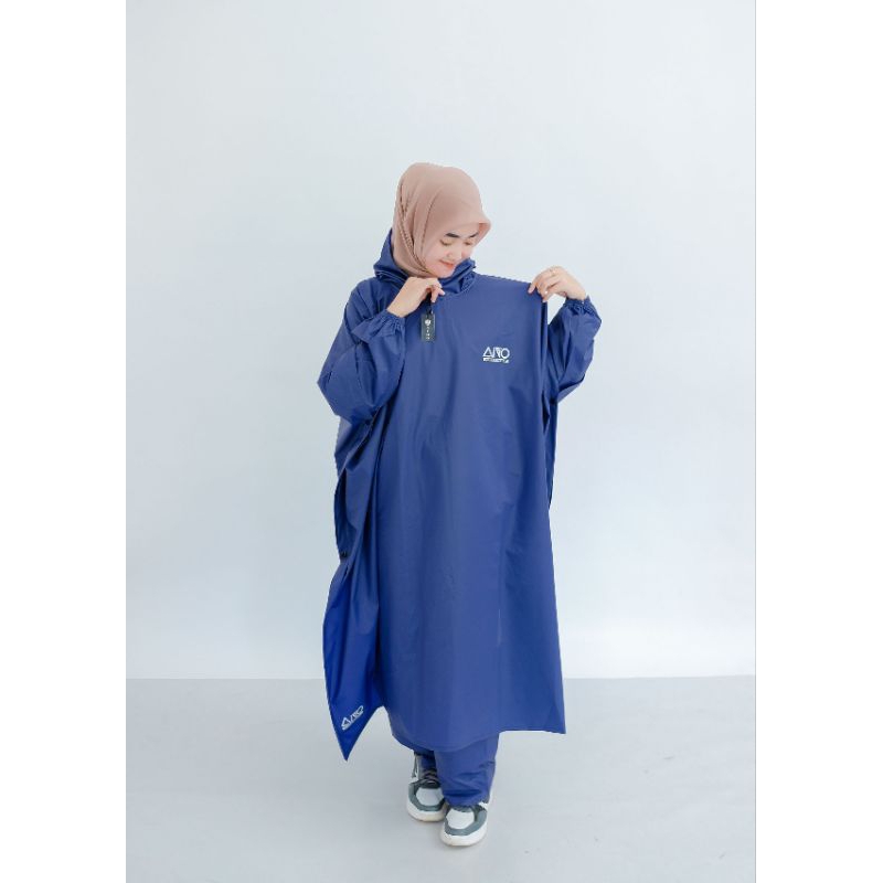 Jual Jas Hujan Dewasa Setelan Ponco Celana Lengan Panjang Mantol Ponco ...