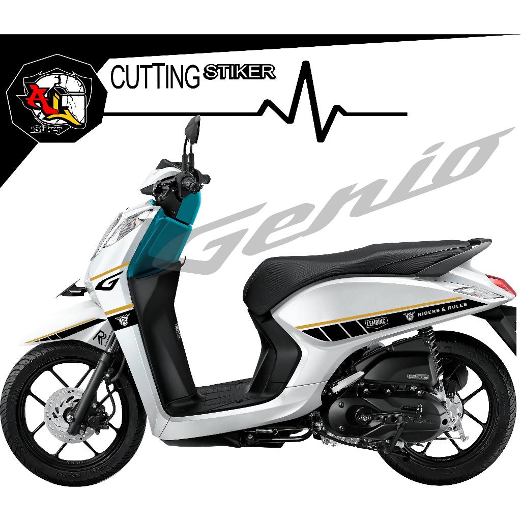 Jual STICKER CUTTING GENIO/SCG.385A/LIS SIMPEL MOTOR GENIO/STRIPING ...