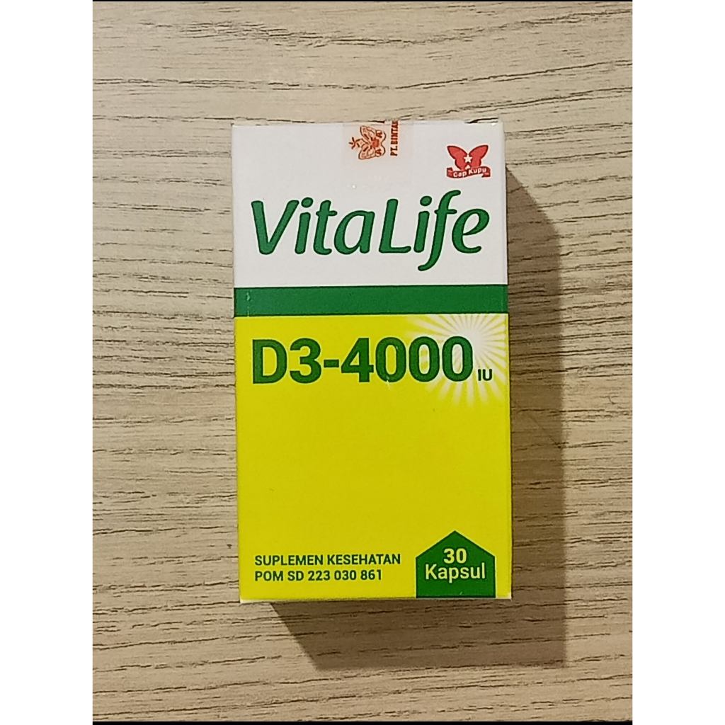 Jual Vitalife Vitamin D3 4000 IU | Shopee Indonesia
