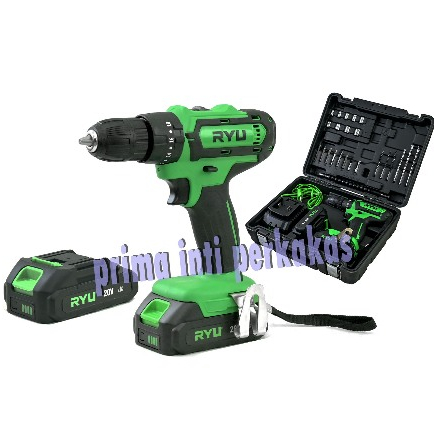 Jual CORDLESS IMPACT DRILL RYU RCI20V RCI 20V MESIN BOR BATRE BATERAI ...