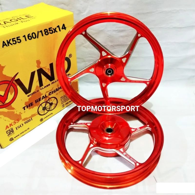 Jual VELEG VND RACING AK 55 RING 14 VARIO 150 125 110/SCOOPY/BEAT Fr ...