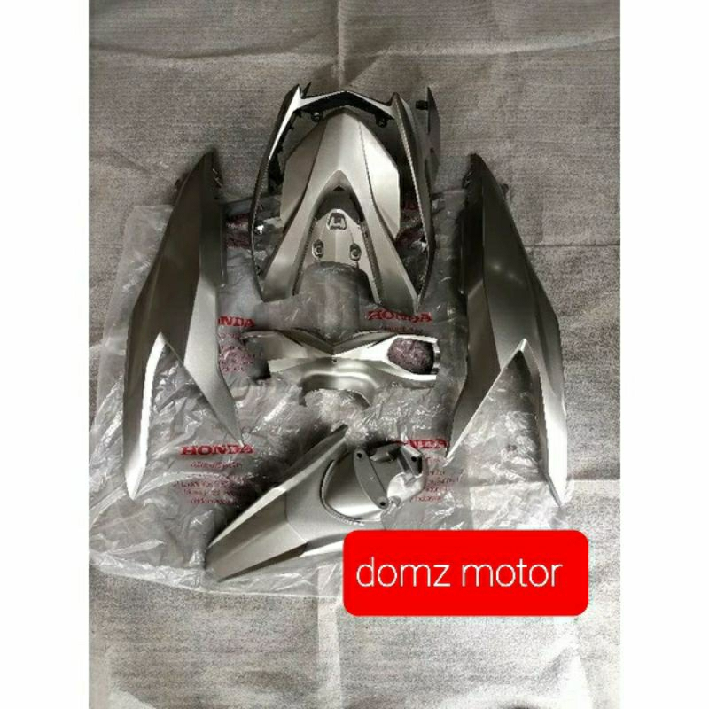 Jual WIN Cover Bodi Halus Beat FI New LED Deluxe K1A SIlver Doff 2020 ...