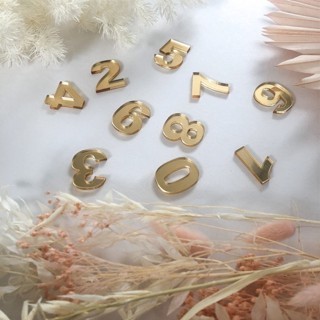 Jual Angka Huruf Akrilik Timbul Acrylic Mirror Letter Signage Laser ...