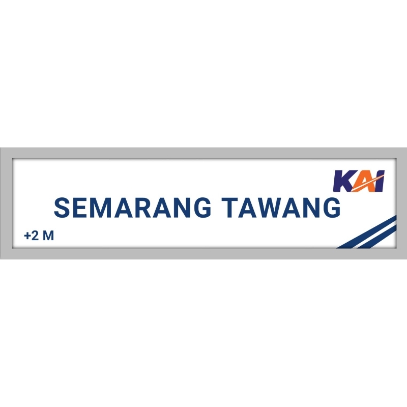 Jual Papan nama stasiun kereta api skala HO (handmade) | Shopee Indonesia