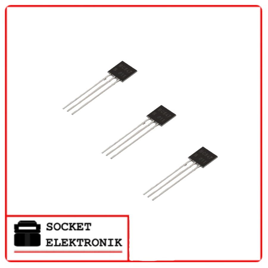 Jual Transistor NPN Low Power BC-547 BC547 TO-92 TO92 0.1A | Shopee Indonesia