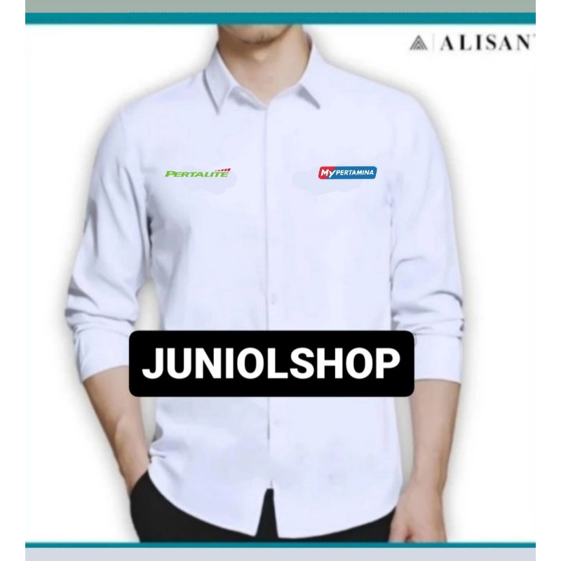 Jual KEMEJA ALISAN MY PERTAMINA PERTALITE/SERAGAM KANTOR PERTAMINA ...