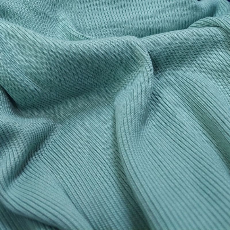 Jual KAIN BAHAN KAOS RIB KNIT COTTON CVC / RIB BUR 2X2 | Shopee Indonesia