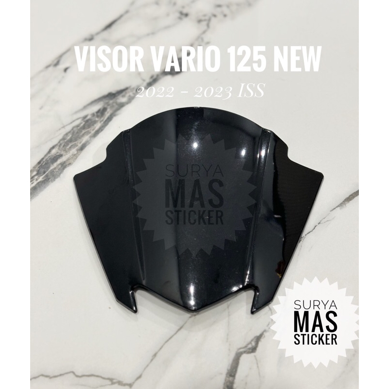 Jual visor honda vario 125 new 2022 2023 iss motor visor winshield ...