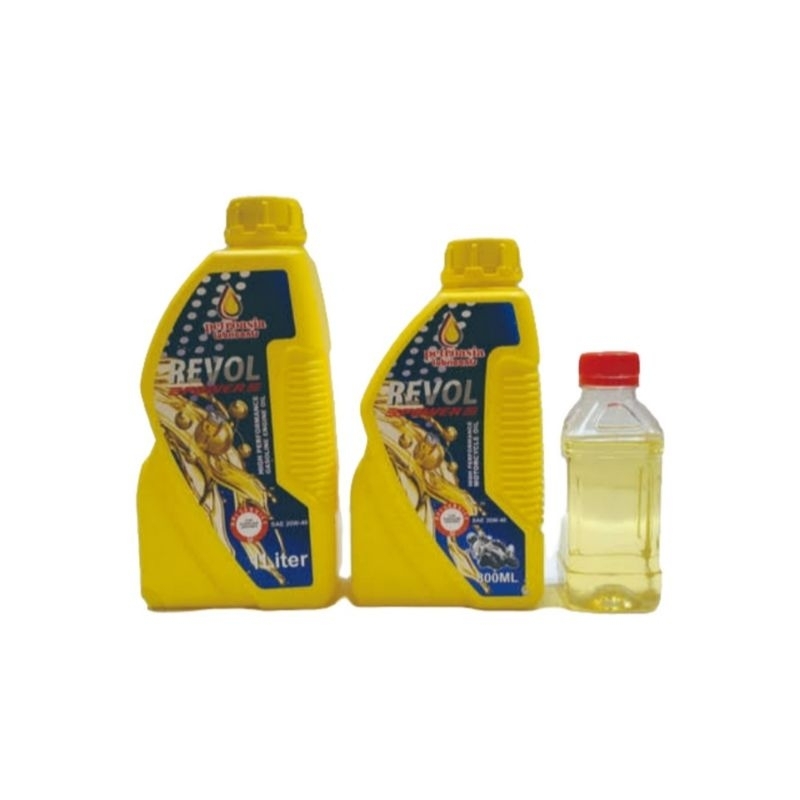 Jual Oli Revol Power Sae 20W-40 800ML Oli Mesin Motor 4T Kualitas ...