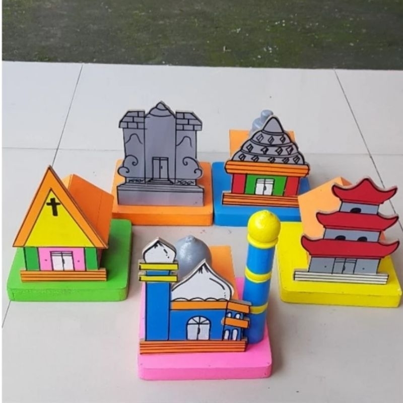 Jual Maket Miniatur Rumah Ibadah Kecil | Shopee Indonesia