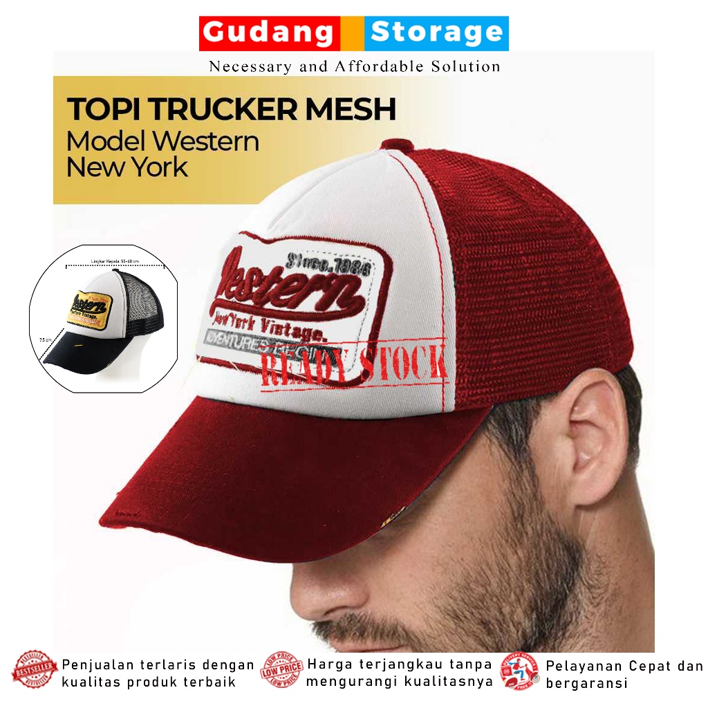 Jual [PROMO] Topi Pria Wanita / Fashion Topi Unisex / Topi Trucker ...