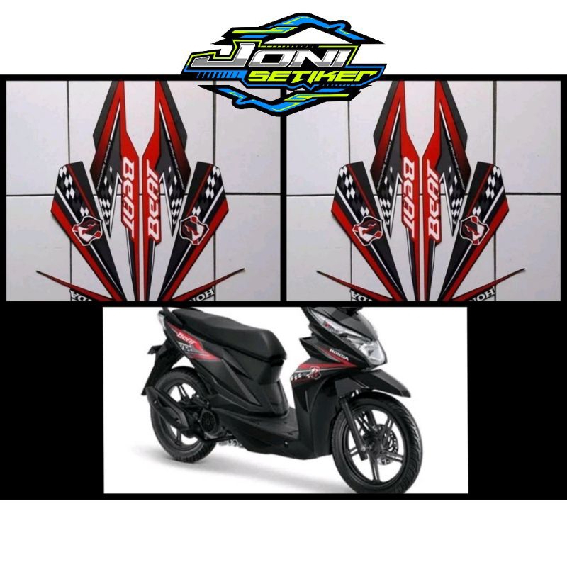 Jual STICKER STRIPING LIS LES BODY MOTOR HONDA BEAT FI 2018 ECO ESP ...