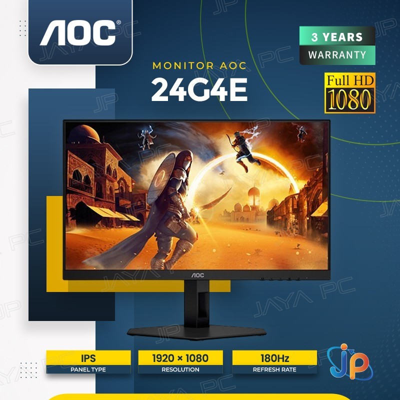 Jual Monitor AOC LED IPS 24G4E- Full HD 24" Inch | Shopee Indonesia
