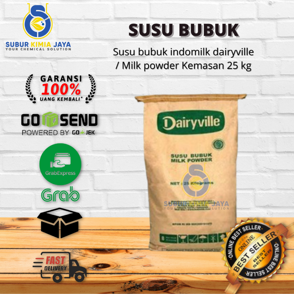 Jual Susu bubuk indomilk dairyville / Milk powder 25 kg | Shopee Indonesia