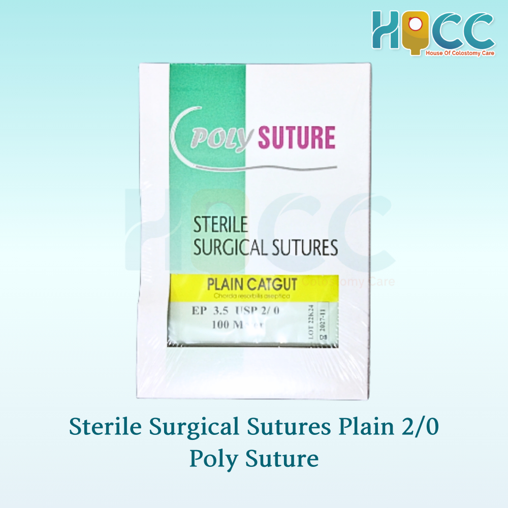Jual STERILE SURGICAL CATGUT PLAIN 2/0 POLYSUTURE 100 METER | Shopee ...