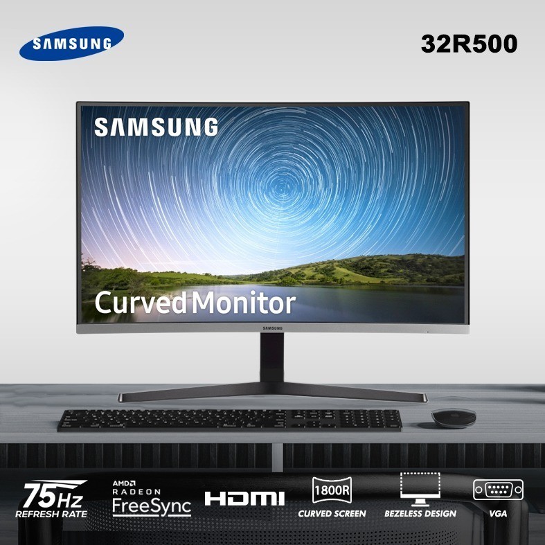 Jual SAMSUNG 32" inch LC32R500FDE FHD LED Curved Monitor LC32R500 ...