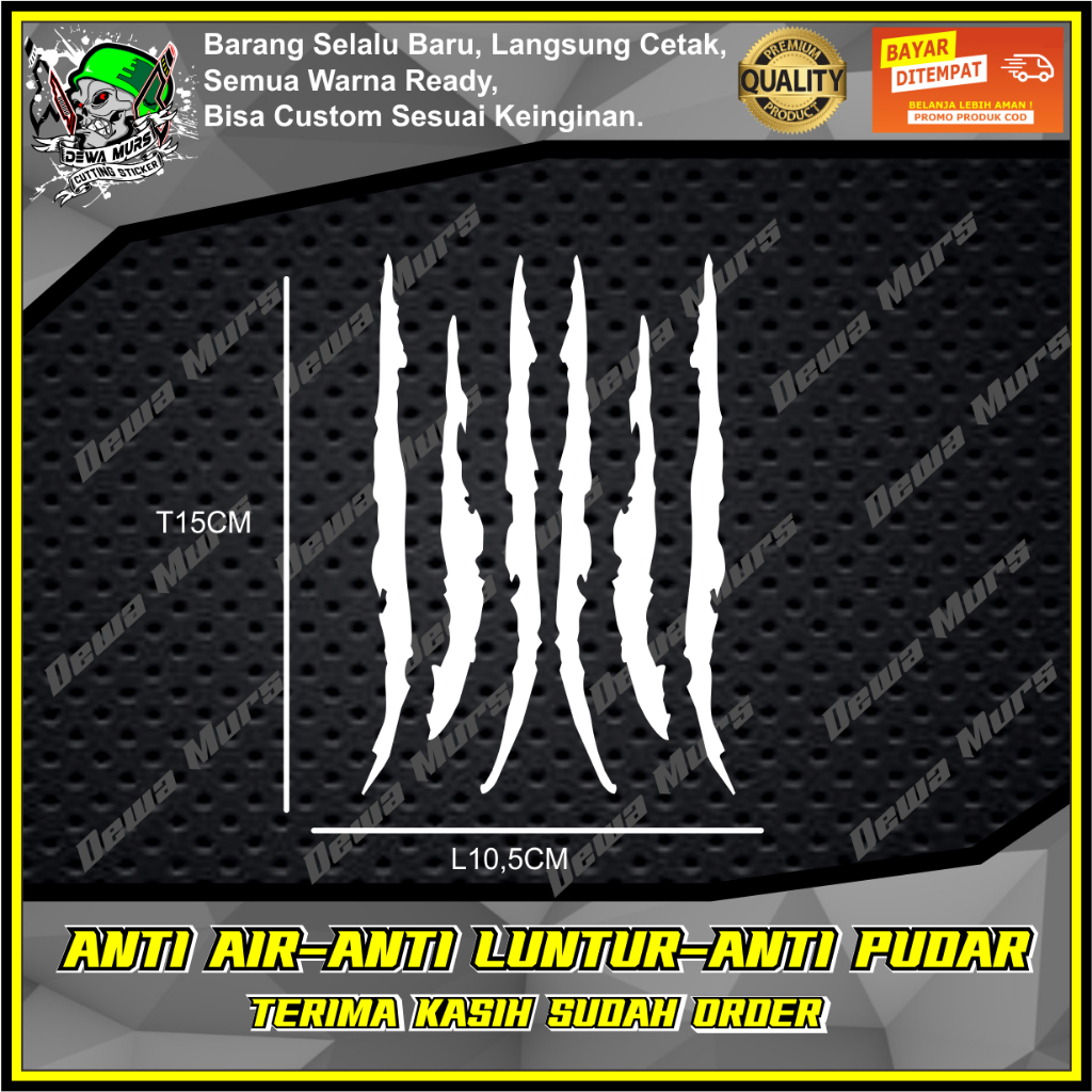 Jual Cutting Sticker CAKAR KANAN KIRI | Shopee Indonesia