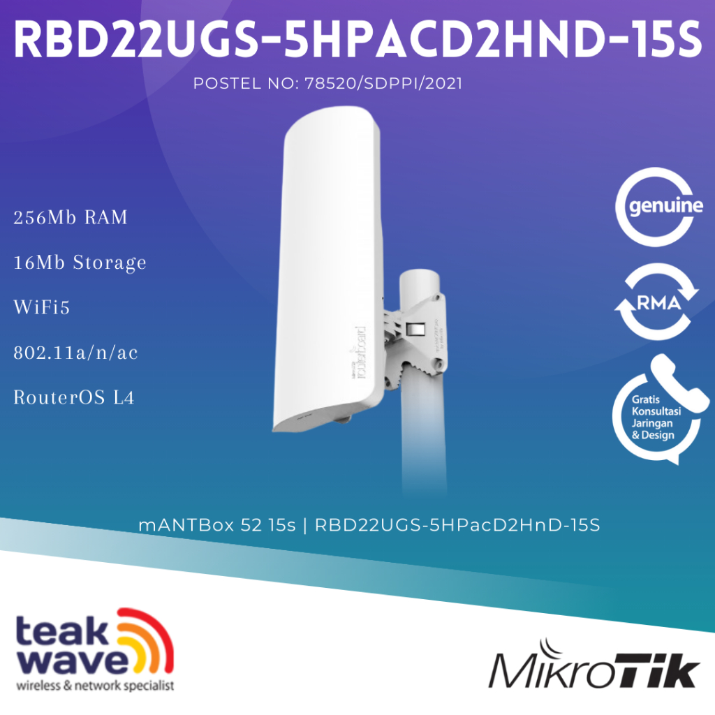 Jual Mikrotik mANTBox 52 15s / RBD22UGS-5HPacD2HnD-15S | Shopee Indonesia
