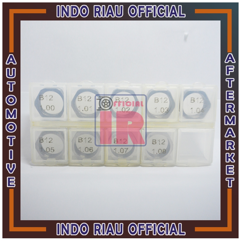 Jual Shim B12 Isi Dalam Injector Satu Set ukuran 1.00-1.08 - shims B 12 ...