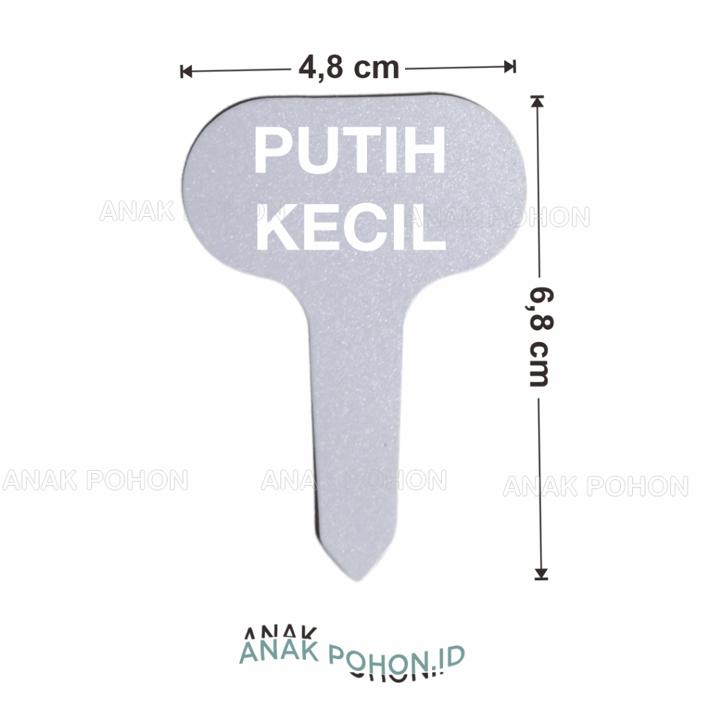 Jual Label Nama Tag Tanaman Ukuran Besar - Anti Air, Bentuk T, Bahan Plastik PVC - Pilihan 6 ...