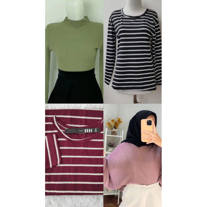 Jual Prelov kaos dan rajut 95% masih bagus dan layak | Shopee Indonesia