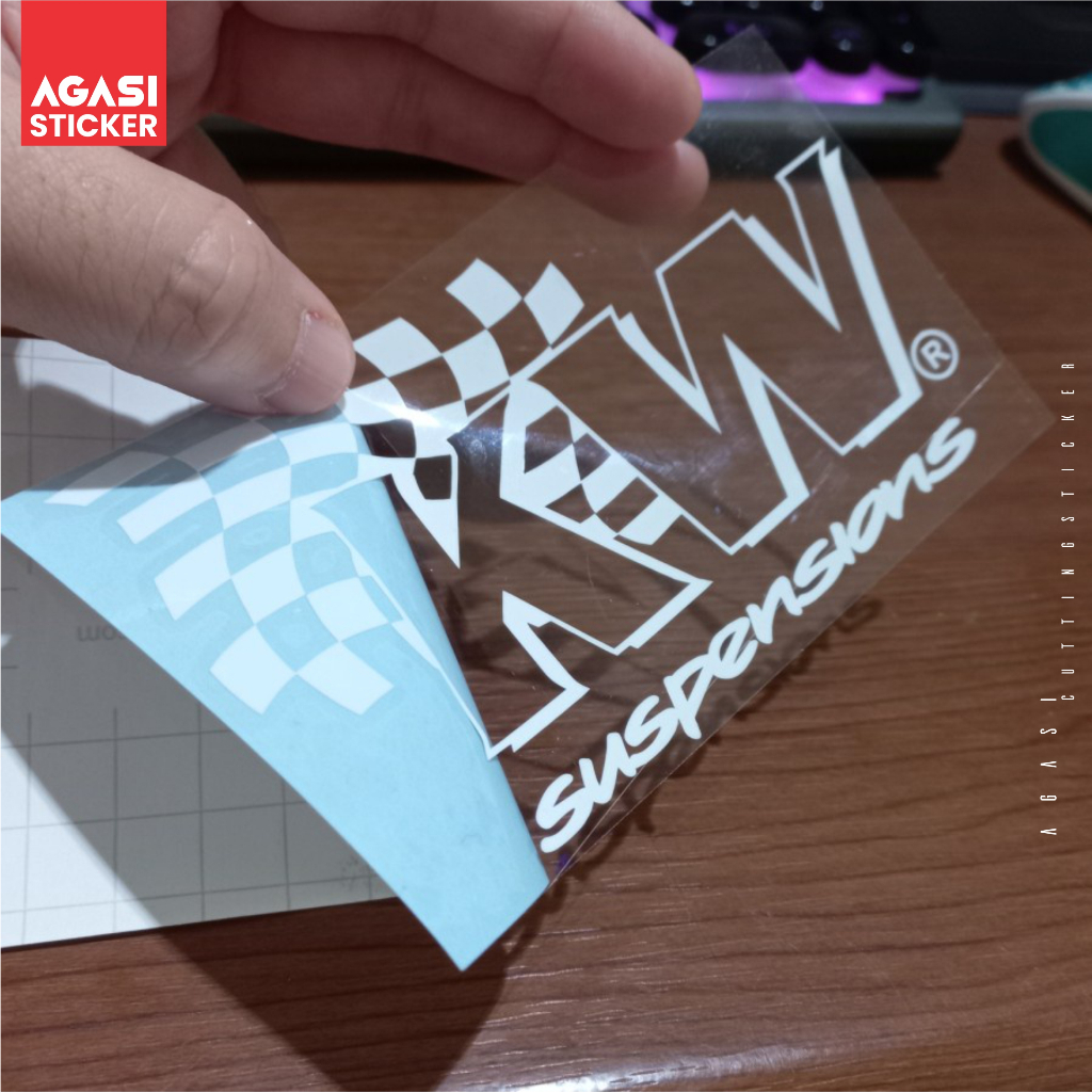 Jual Sticker KW SUSPENSION jdm Cutting Sticker | Stiker | Sticker Mobil ...