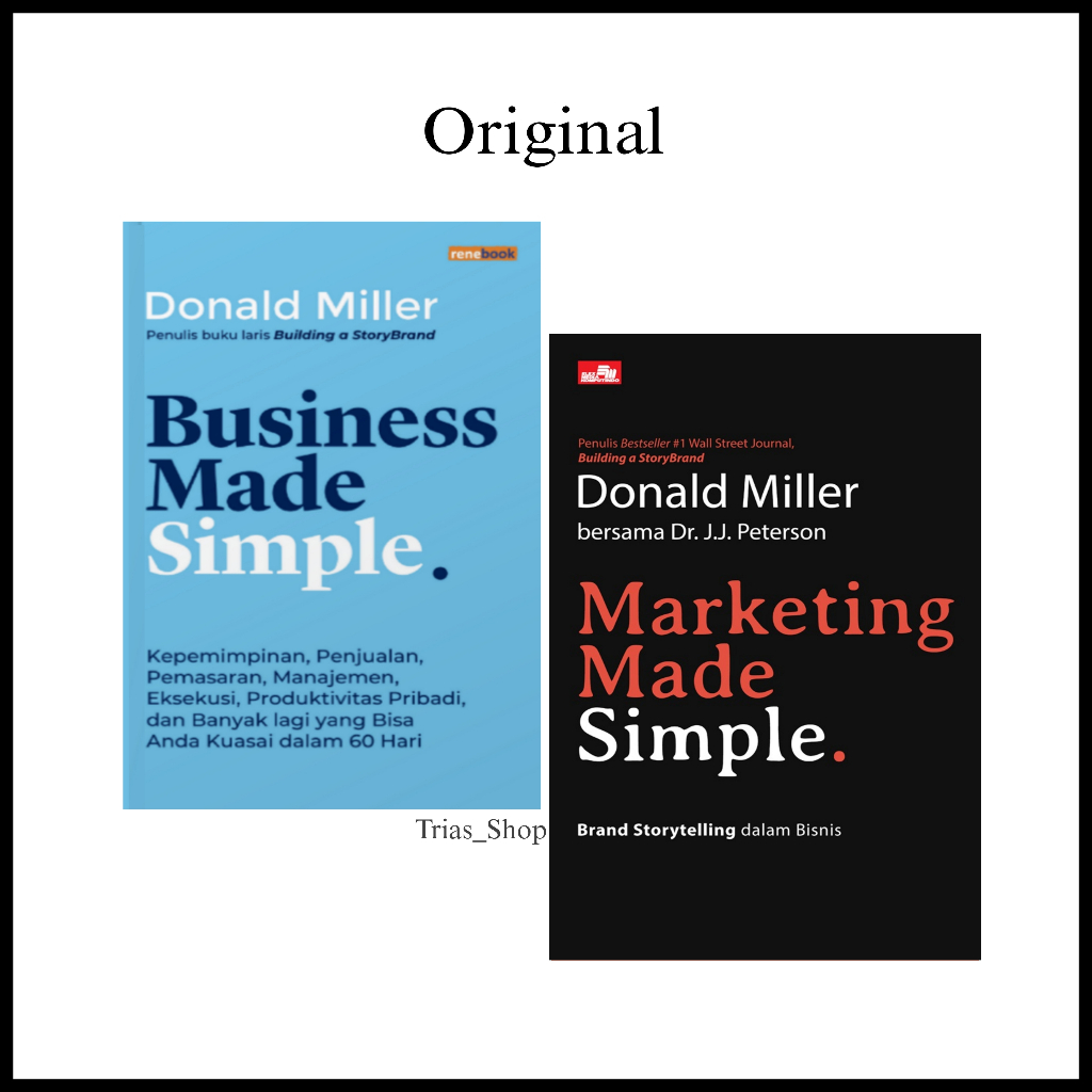 Jual Paket 2 Buku Business Made Simple & Marketing Made Simple By ...