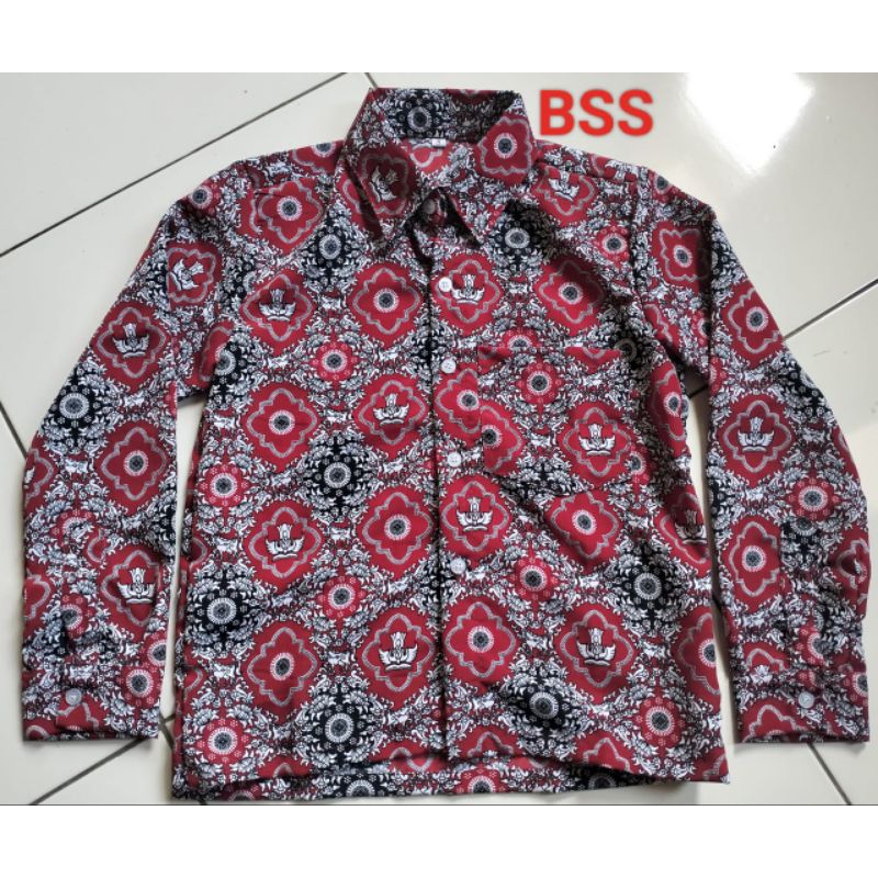 Jual Batik Sekolah/Seragam Batik Sekolah SD/Batik SD Negeri/Batik SD ...