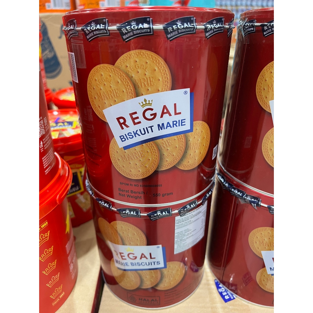 Jual Regal Marie Biscuit Kaleng 550 gr | Shopee Indonesia
