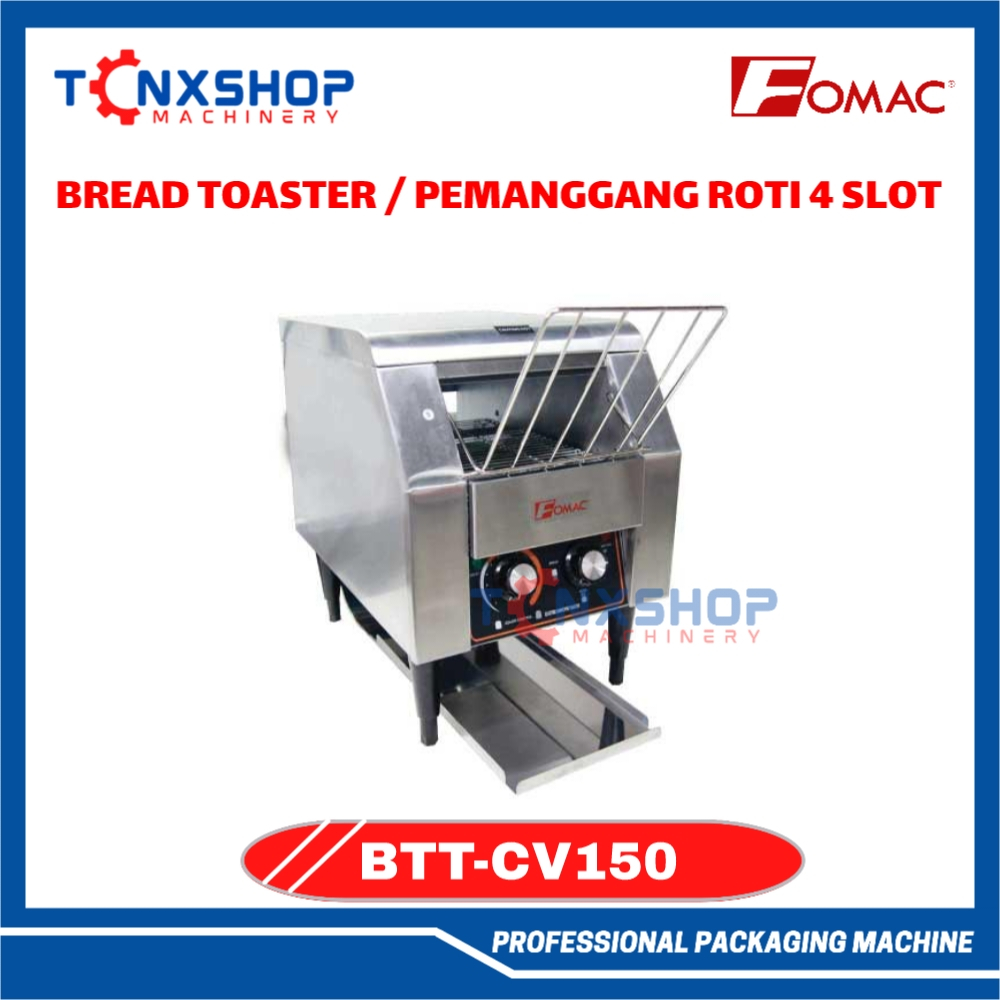 Jual Conveyor Toaster Pemanggang Roti Tawar BTT-CV150 FOMAC | Shopee ...