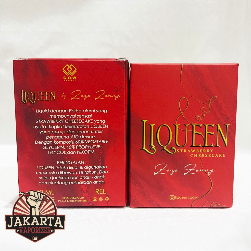 Jual LIQUEEN V2 STRAWBERRY CHEESECAKE 60ML 3MG 6MG BY GOW PROJECT X ...