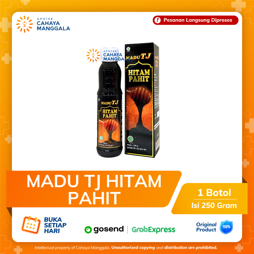 Jual MADU TJ HITAM PAHIT BOTOL 250 GR | Shopee Indonesia