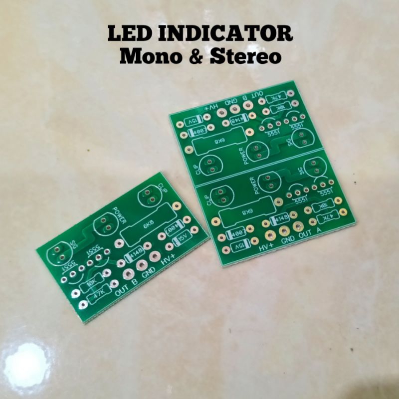 Jual PCB LED CLIP SIGNAL INDICATOR Mono & Stereo | Shopee Indonesia