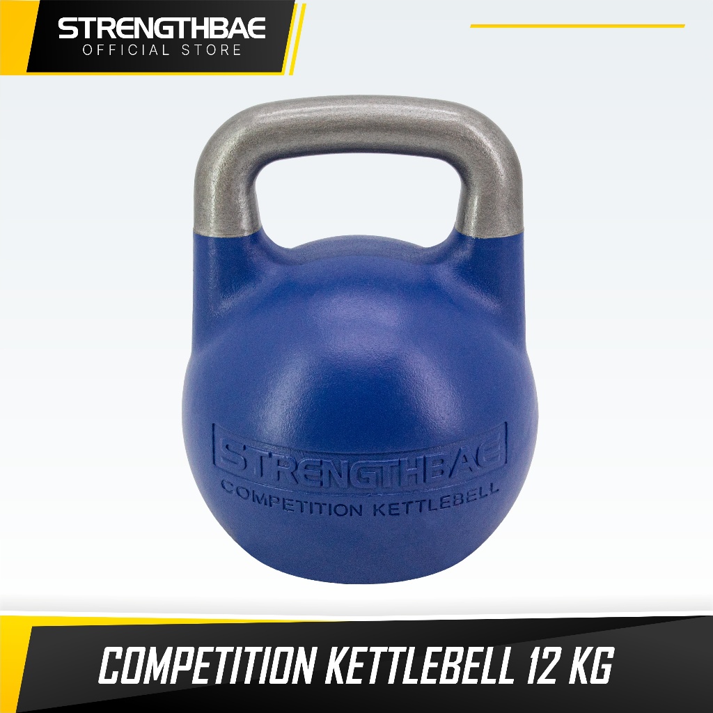Jual Competition Kettlebell 12kg STRENGTHBAE Hollow Body Kettle Bell ...