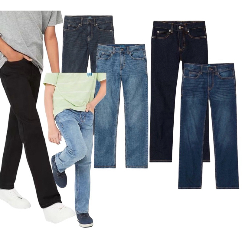Jual Celana jeans anak laki-laki straight stretch Thereabout 5 18 20 ...