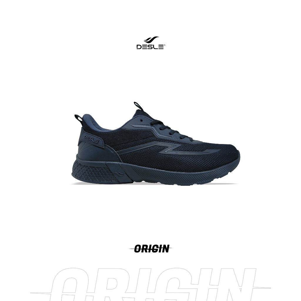 Jual Desle Shoes Sneakers Unisex Origin Hitam | Shopee Indonesia