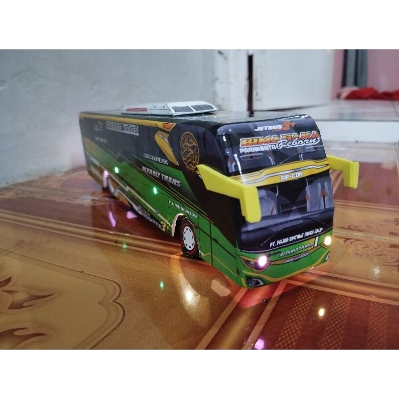 Jual miniatur bus telolet basuri p 28 cm | Shopee Indonesia