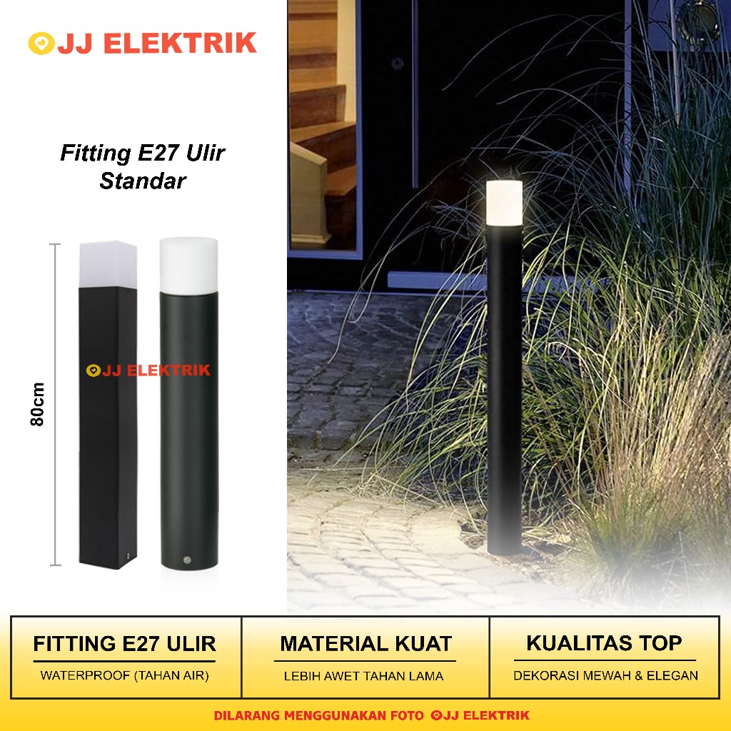 Jual Lampu Pilar Taman Pagar Hias Tiang Outdoor Anti Air Waterproof ...