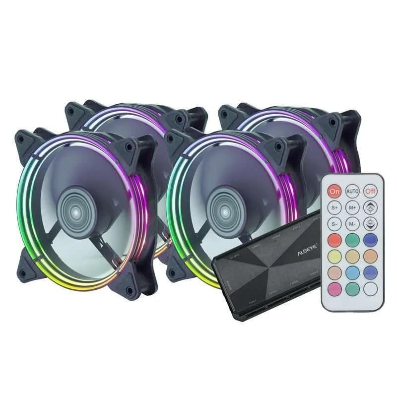 Jual Fan Case LED Alseye Halo 5.0 A-RGB 4 fan 120mm Kit Controller ...
