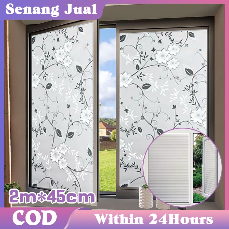 Jual 2M Stiker Kaca Jendela Rumah Minimalis Wallpaper Kaca Jendela ...