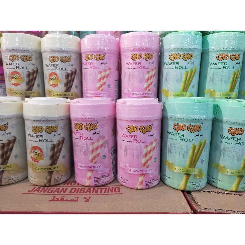 Jual CHO CHO WAFER ROLL 260gr | Shopee Indonesia