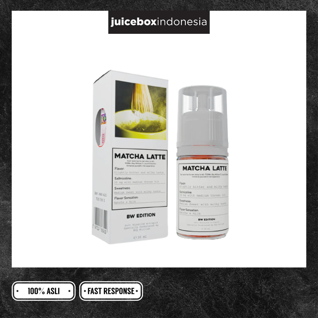 Jual Foom BW Matcha Latte Salt 30ml Authentic by Foom Lab | Shopee ...