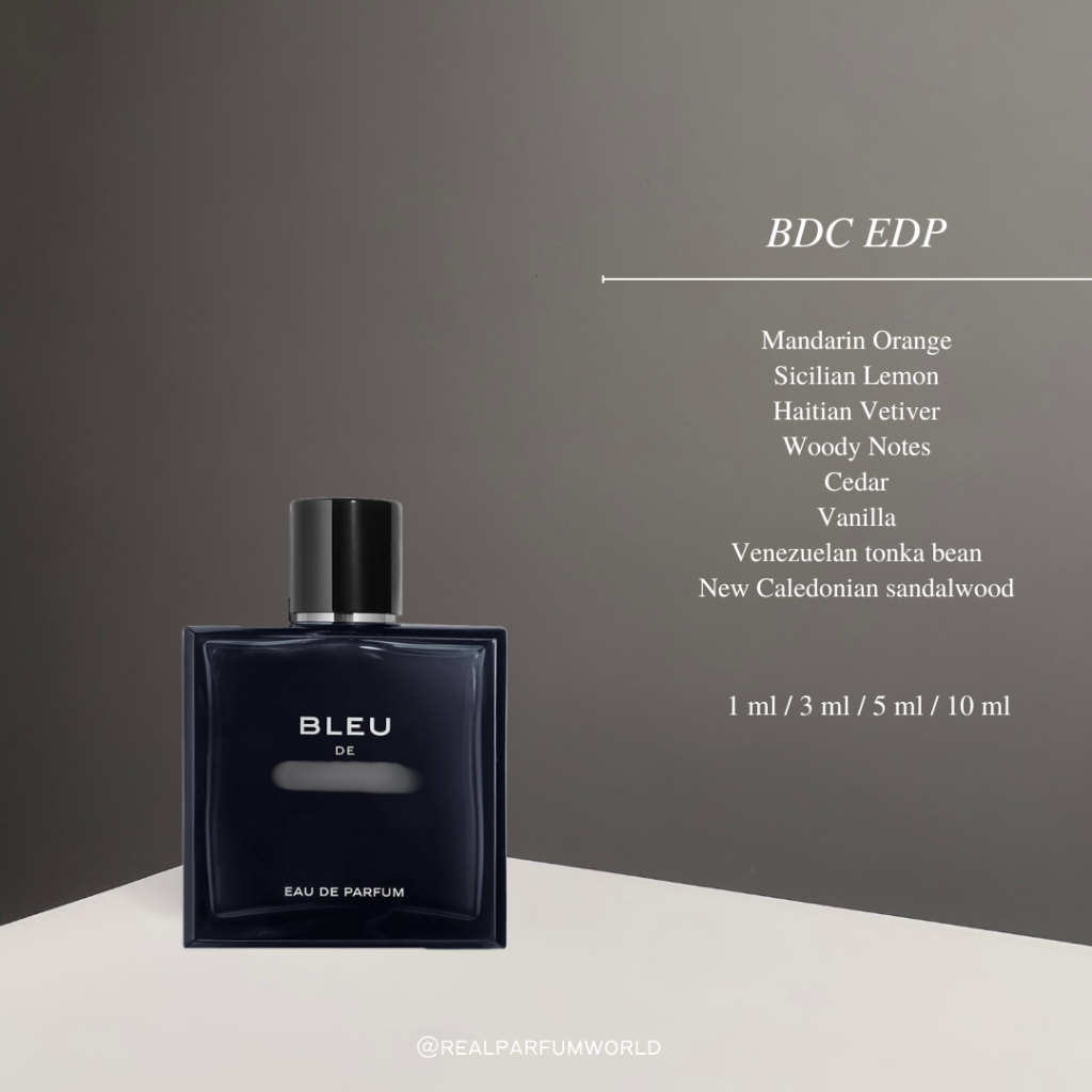 Jual REAL PARFUM WORLD - Decant Parfum Bleu de C EDP for Men | Shopee ...