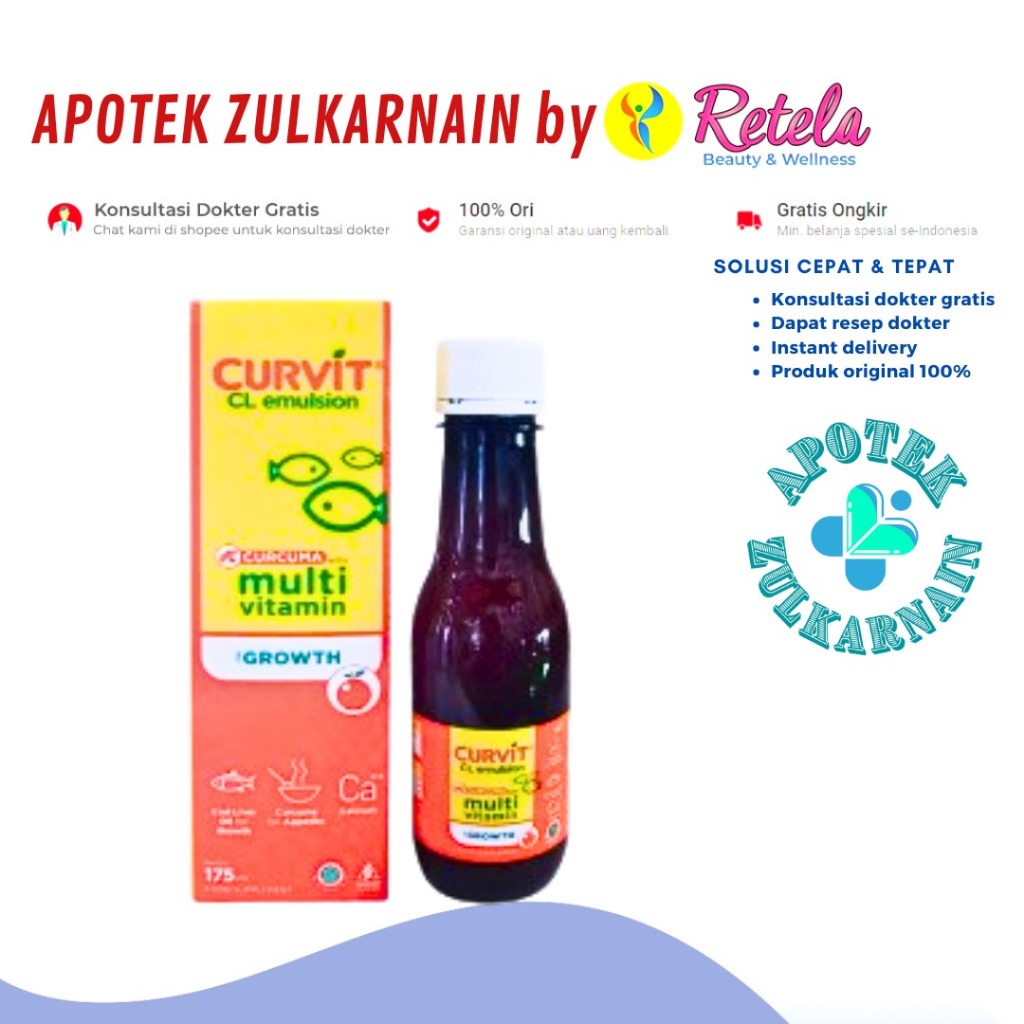 Jual Curvit Cl Emulsion 175Ml | Shopee Indonesia