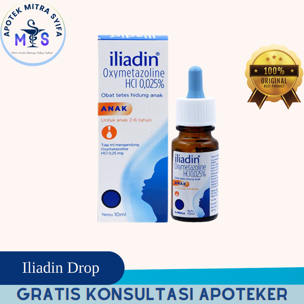 Jual Iliadin Nasal Drop Anak 10mL | Shopee Indonesia