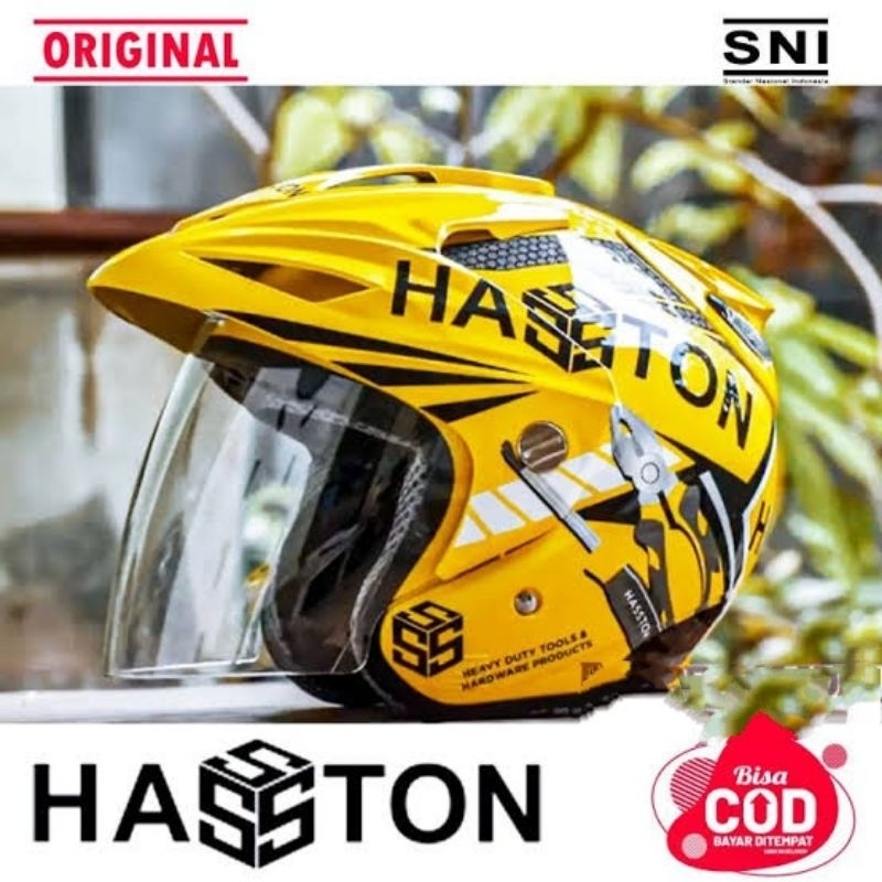 Jual Helm SNI Motor Haston Prohex ukuran Dewasa | Shopee Indonesia