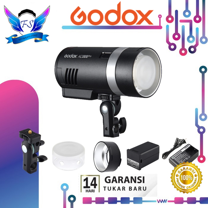 Jual Wistro Outdoor Flash GODOX AD-300 Pro / AD300Pro / AD-300Pro / Ad ...