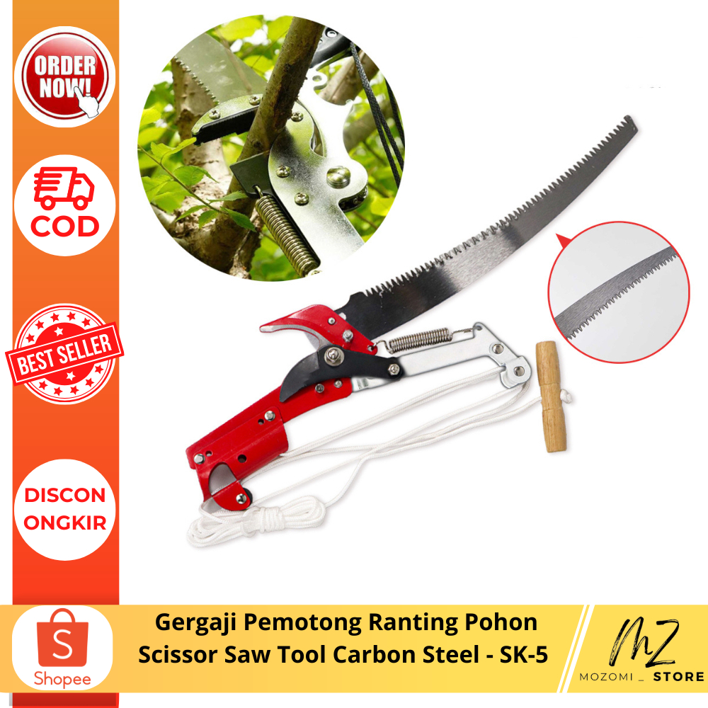 Jual Gergaji Pemotong Ranting Pohon Scissor Saw Tool Carbon Steel / perkakas / alat perlengkapan ...