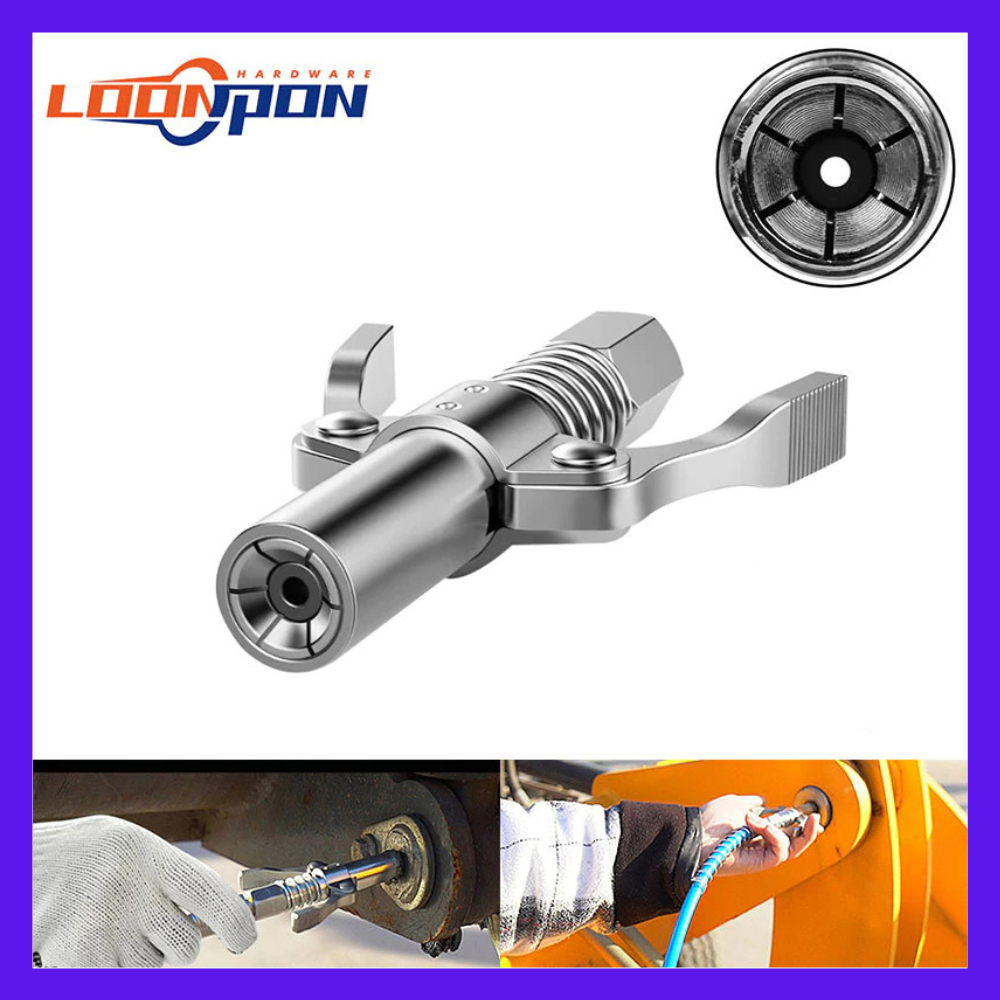 Jual Alat Aplikasi Minyak Gemuk Grease Gun Coupler High Pressure Grease ...